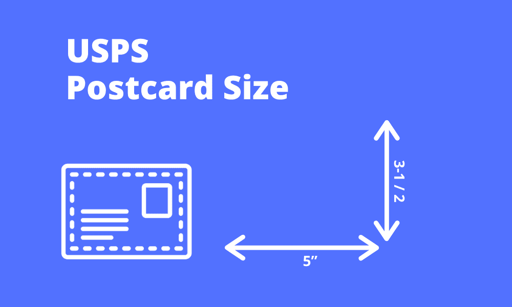 USPS Postcard Size